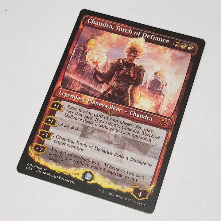 MTG Card CHANDRA, TORCH OF DEFIANCE Magic the Gathering Trading Card Game Red | Lazada PH
