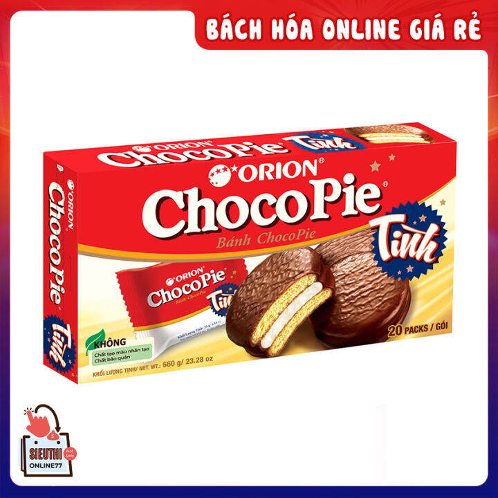 Bánh ChocoPie Orion Hộp 198g x 6 Chiếc Đầy Đủ Các Vị | Lazada.vn