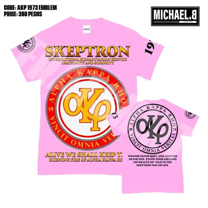 ﹍AKP Alpha Kappa Rho Full Sublimation Frat Shirt (Skeptron) 3D | Lazada PH