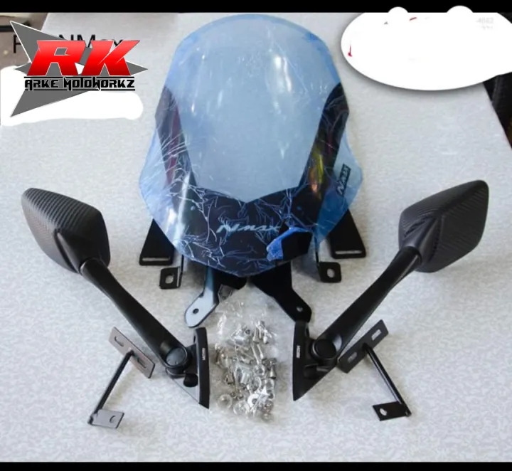 NMAX SIDE MIRROR AND WINDSHIELD PACKAGE | Lazada PH