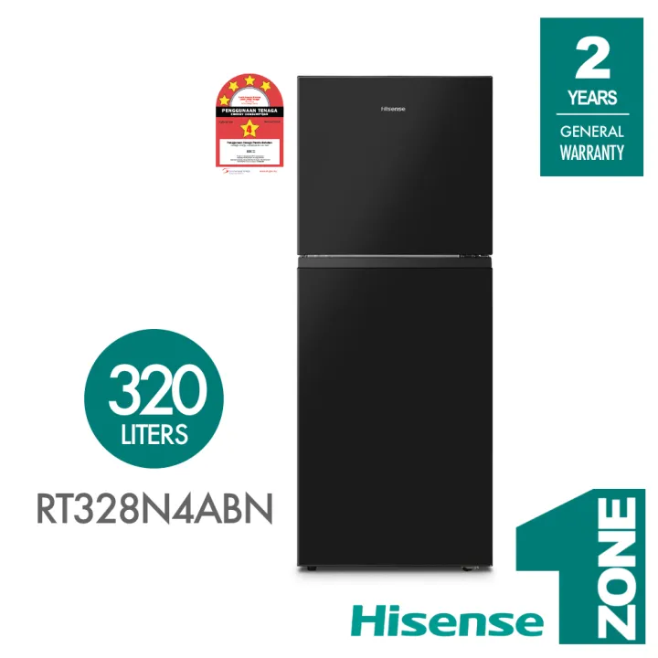 Hisense 2 Door Fridge 320L Inverter Refrigerator - Model RT328N4ABN ...