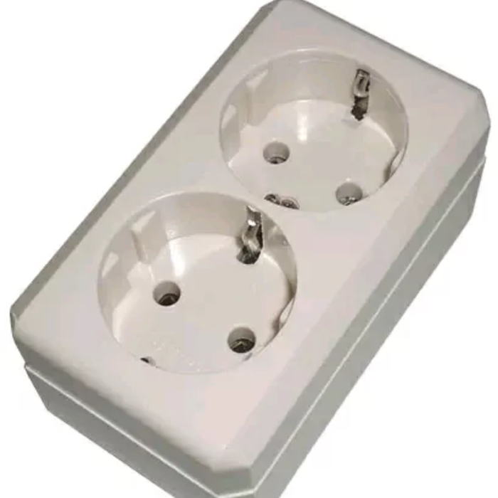 BROCO Stop Kontak Stopkontak Colokan Listrik Arde Dua 2 Lubang OB ...