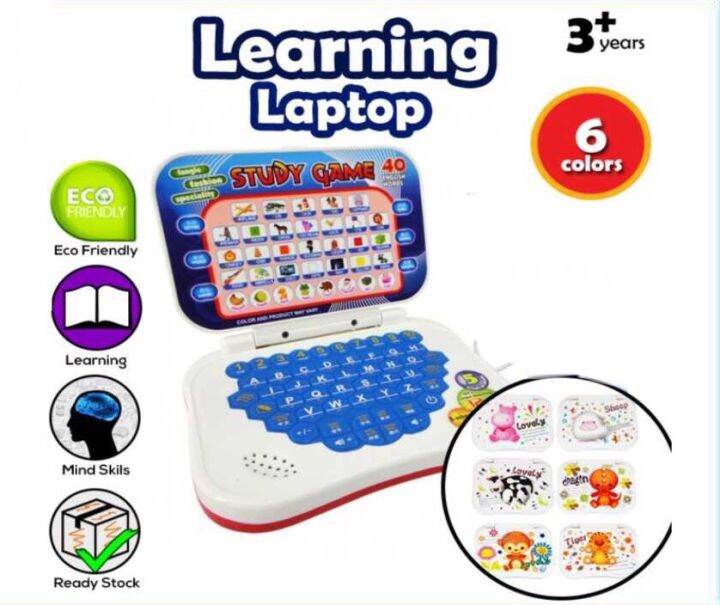 Electronic Learning Laptop For Kids Laptop Pendidikan Awal Kanak-Kanak ...