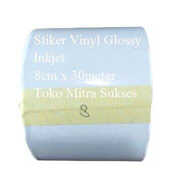 Stiker Vinyl Glossy Inkjet 8cm x 30m | Lazada Indonesia