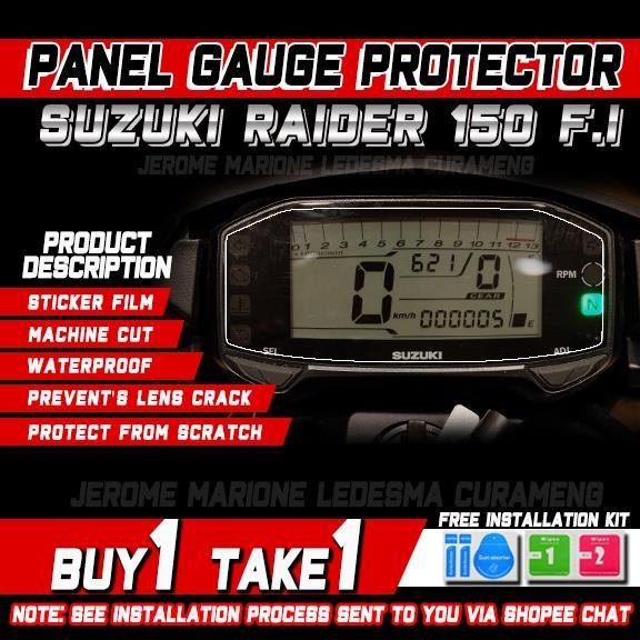 PANEL GAUGE PROTECTOR SUZUKI RAIDER 150 F.I | Lazada PH