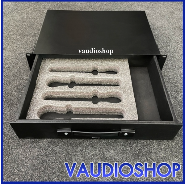 ลิ้นชัก 2U ใส่ RACK สำหรับเก็บไมค์ และอุปกรณ์ พร้อมโฟมใส่ไมค์ ลิ้นชักแร็ก ลิ้นชัก COMPACT ...