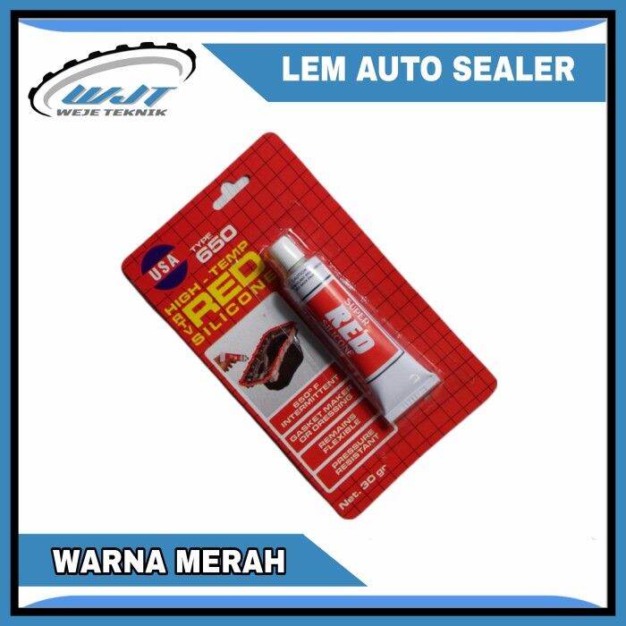 Lem Auto Sealer Merah 30gr Lem perekat Gasket/Perpak | Lazada Indonesia