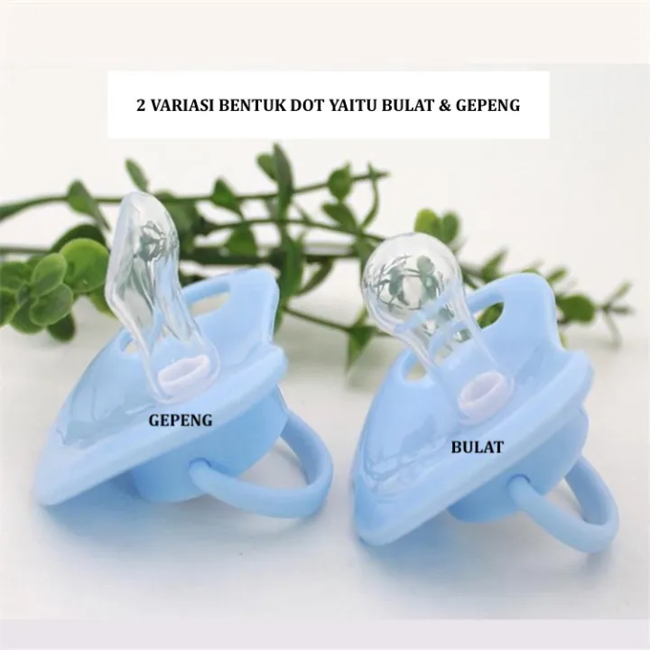 DOT EMPENG BALITA BAYI MODEL GEPENG ATAU BULAT FREE GANTUNGAN DOT ...