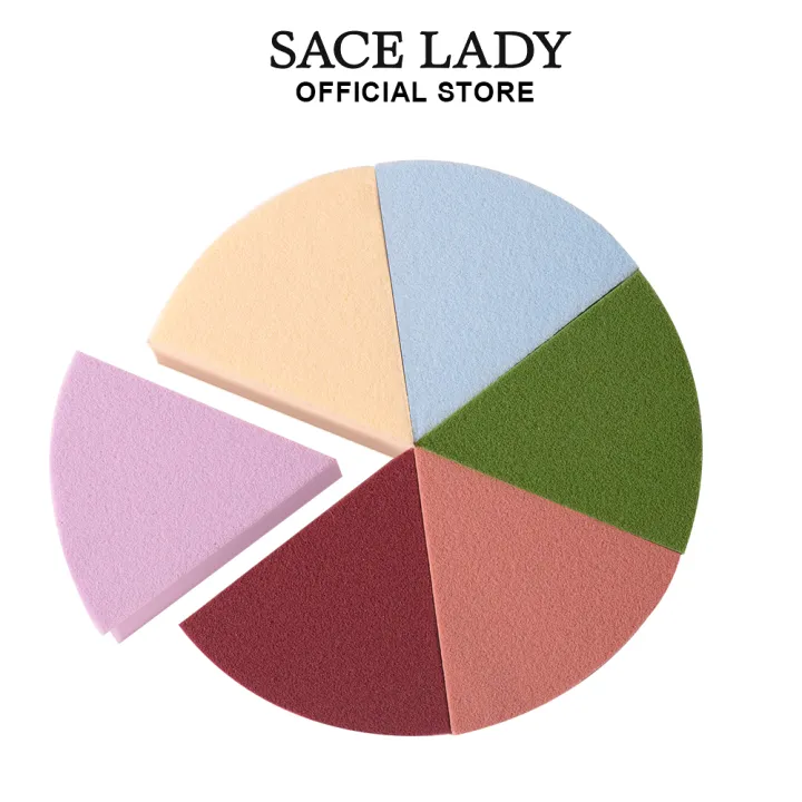 SACE LADY 6PCS Foundation Sponge concealer Makep Tool BB Cream Puff ...