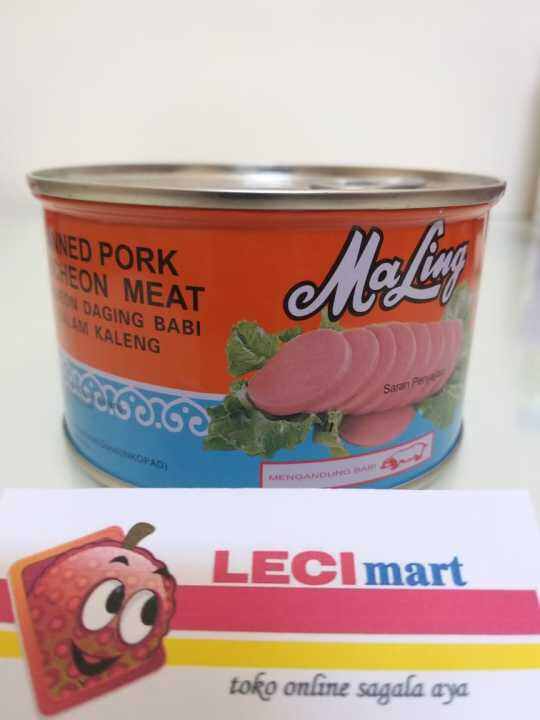 MALING BABI / MA LING / PORK LUNCHEON / CANNED PORK / TTS | Lazada ...