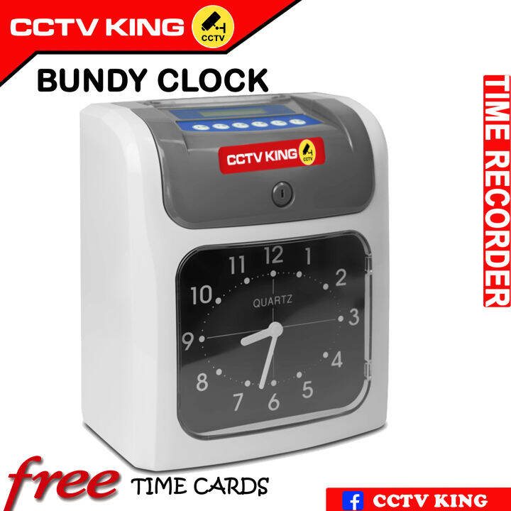 CCTV King Analog Time Recorder / Time Attendance / Bundy Clock Payroll ...