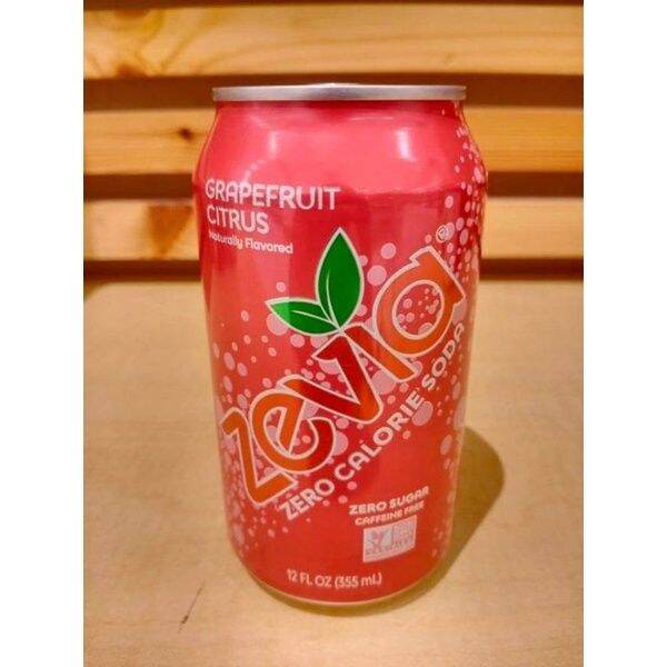 355ml Zevia Zero Calorie & Sugar Soda Grapefruit Citrus Naturally Flavored | Lazada PH