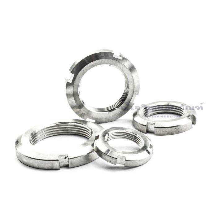 (J) หัวน็อตล็อคเพลาสแตนเลส KM 4 - KM 14 (M20-M70) หัวน็อตล็อคสแตนเลส ...