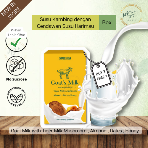 Annona Susu Kambing dengan Cendawan Susu Harimau (Box) | Lazada