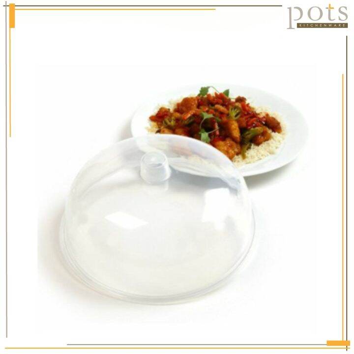 2pcs Transparent Microwave Round Dish Cover Plastic Food Cover Penutup ...