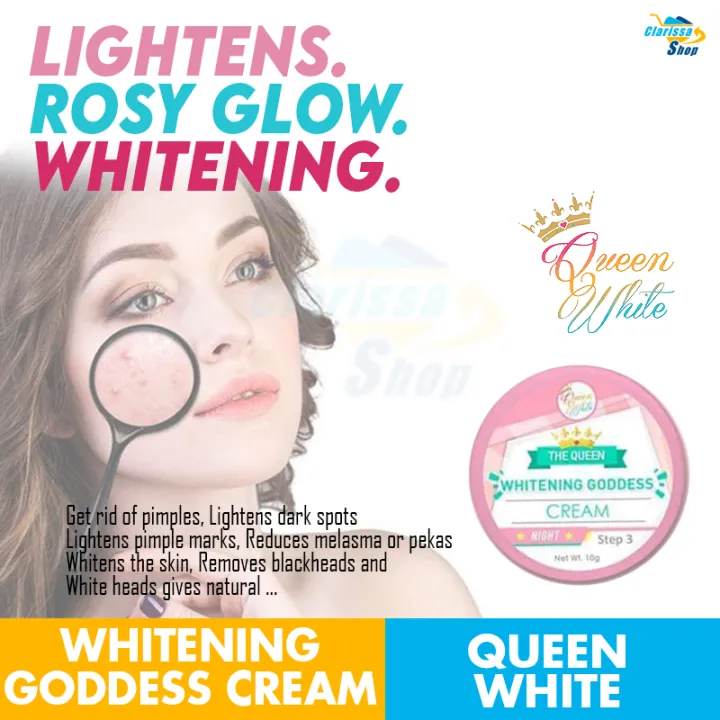 Queen White Whitening Goddess Cream Whitening, Moisturizing, Anti-Aging ...