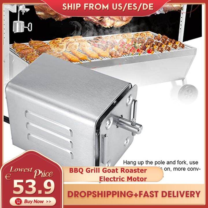BBQ Grill Goat Roaster Electric Motor Stainless Steel Pig Chicken BBQ ...