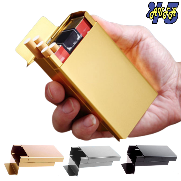 KOTAK BUNGKUS ROKOK ALUMINIUM SLIDER ANTI KARAT MEWAH ELEGAN MODERN ...