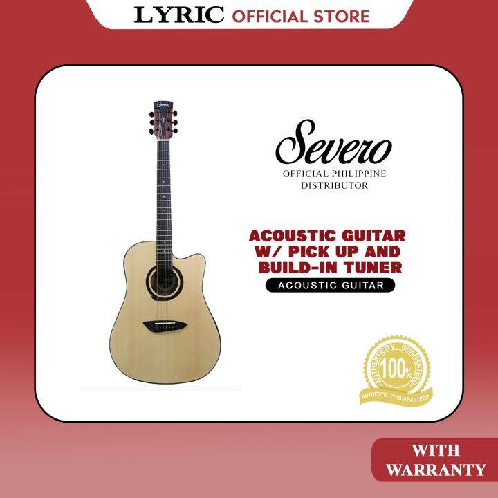 Severo SG-41 (Acoustic/Electric Guitar) | Lazada PH