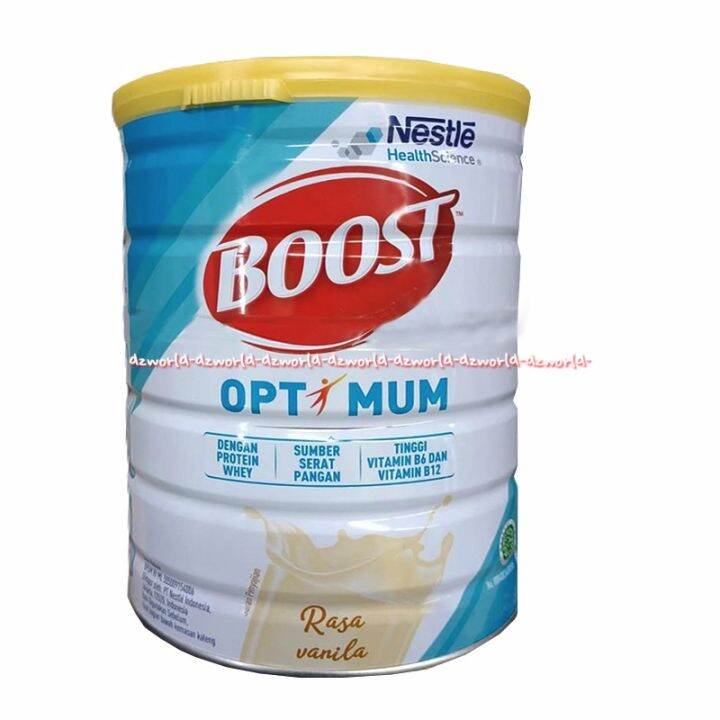 Nestle Boost Optimum 800gr Rasa Vanila Vanilla Susu Bubuk Kaleng Nestle Bost Bust Mengandung ...