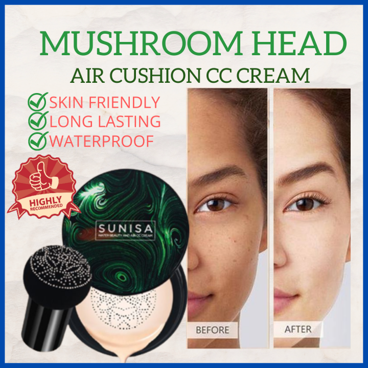 SUNISA Foundation Waterproof | SUNISA Foundation Liquid Waterproof | Sunisa Mushroom Head Air ...
