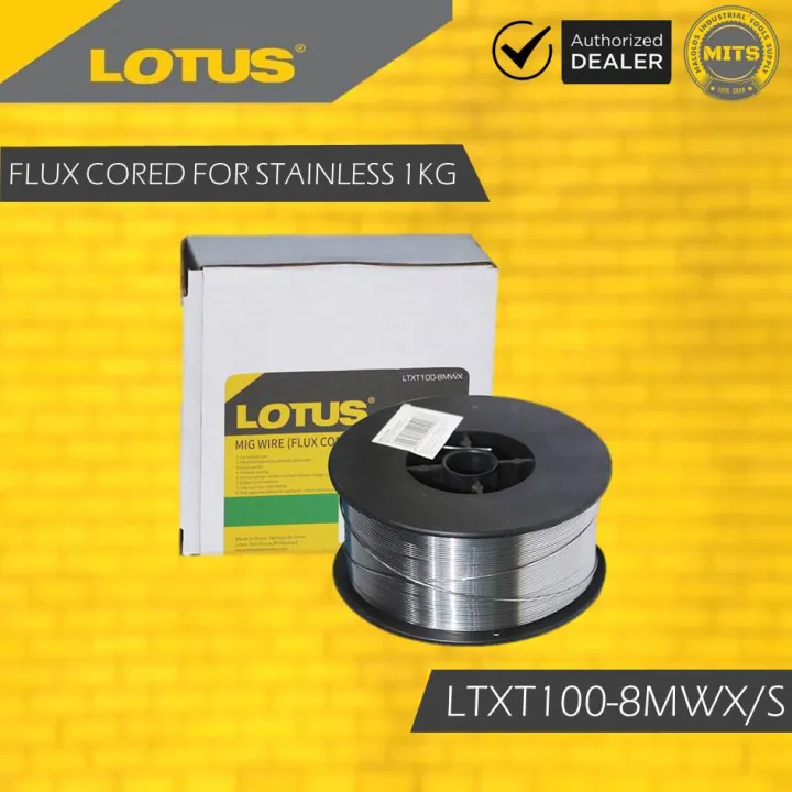 LOTUS Mig Wire (FLUX CORED) for Stainless 1KG LTXT100-8MWX/S | Lazada PH