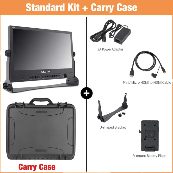 SEETEC ATEM156 15.6 Inch Live Streaming Broadcast Director Monitor HDMI ...