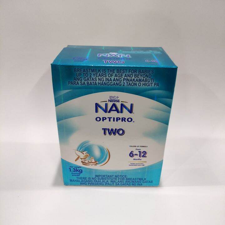 NAN OptiPro Two Infant Formula For 6-12 Months 1.3kg | Lazada PH