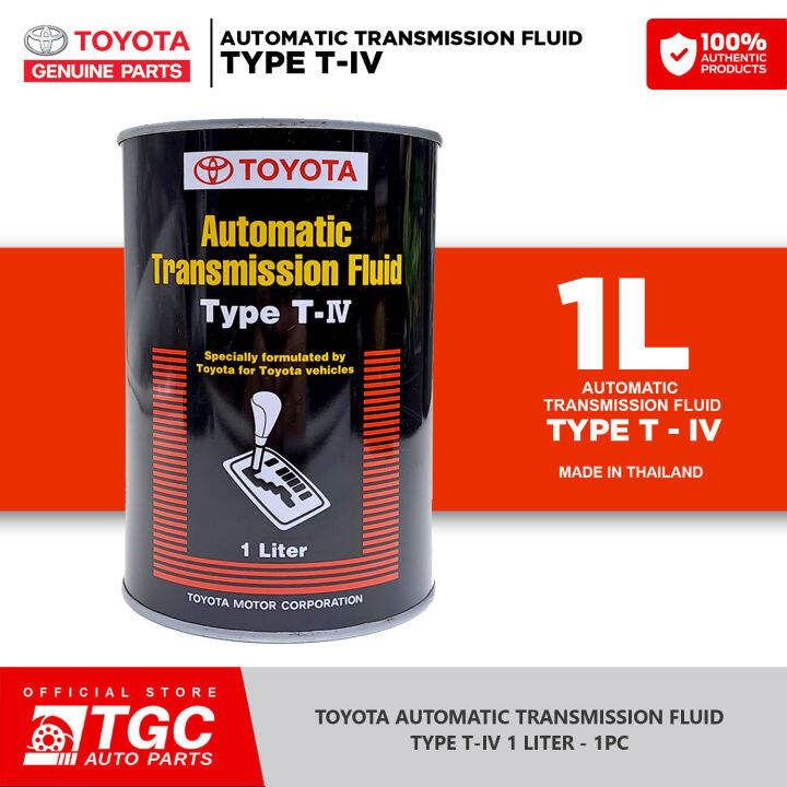 Toyota Genuine Automatic Transmission Fluid ATF Type T-IV (08886-81016 ...
