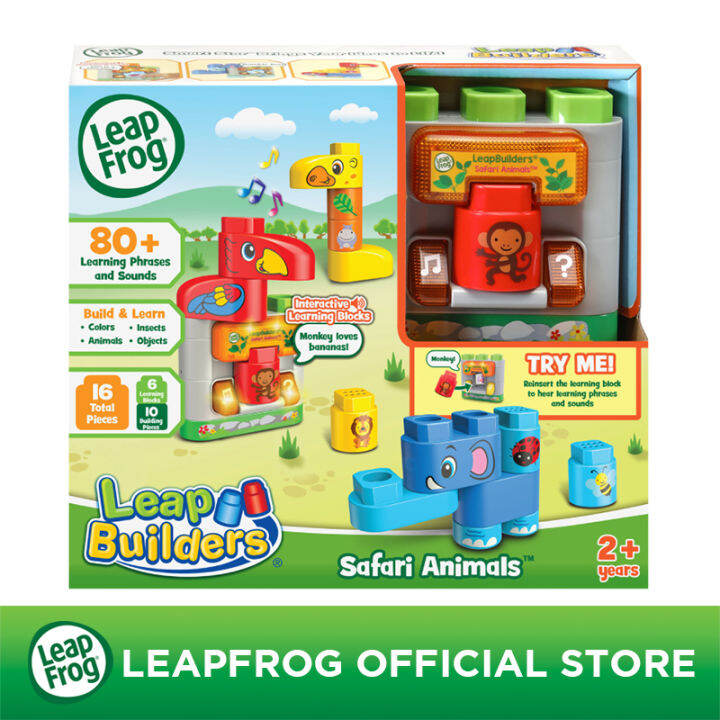 LeapFrog LeapBuilders Block Play - Wild Animals | Lazada Singapore