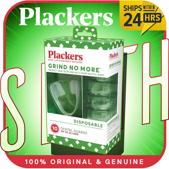 Plackers Grind No More Dental Night Guard | 10 Count / 16 Count | Lazada