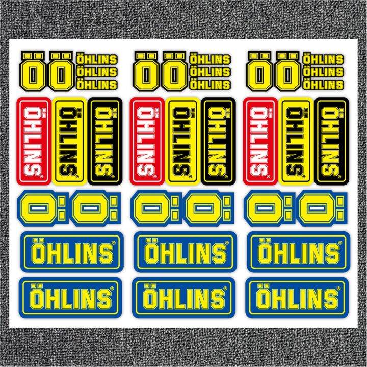 Reflective Motorcycle Adesivi Ohlins Fork Decal Shock Suspension ...