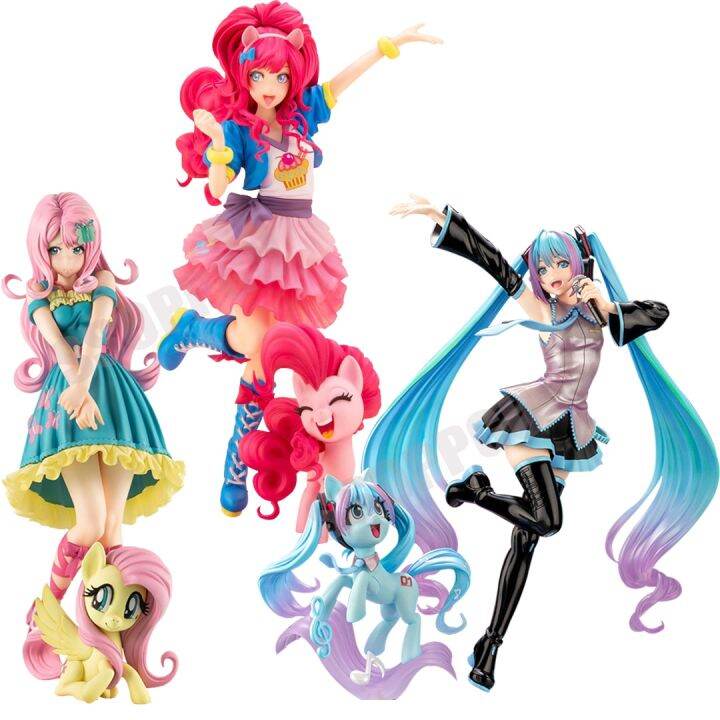 My Little Pony Bishoujo Statue Twilight Sparkle Pinkie Pie Fluttershy ...