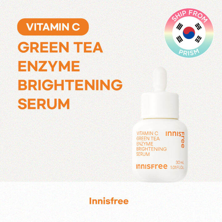 Innisfree Vitamin C Green Tea Enzyme Brightening Serum from PRISM | Lazada