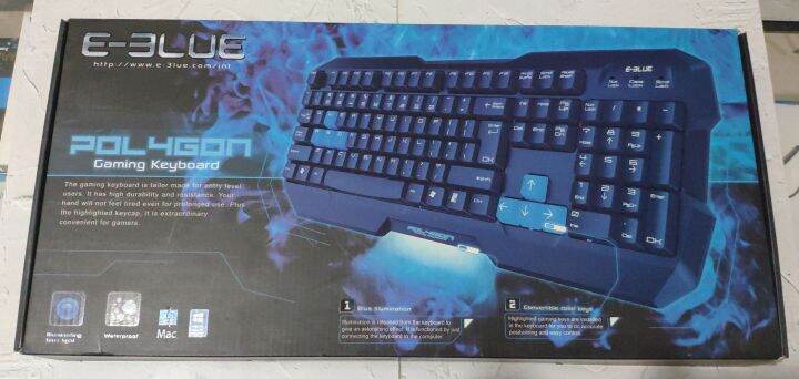 E-Blue Polygon Gaming Keyboard | Lazada Indonesia
