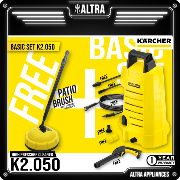 KARCHER K2050 HIGH PRESSURE WASHER WATER JET SPRAYER CLEANER 100 BAR - K2050 / K2.050 | Lazada