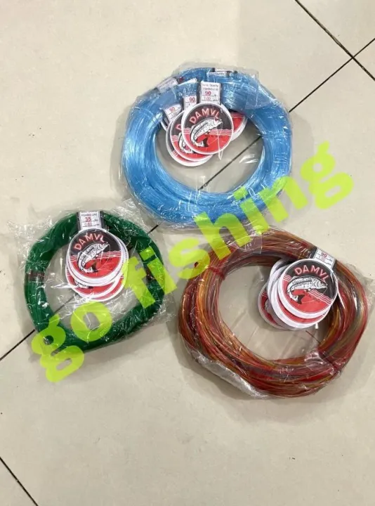 Senar Damyl / Damil warna MAMBO - ukuran lengkap 2 LBS - 200 LBS ...