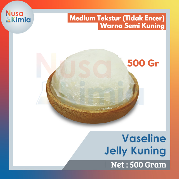 Vaseline Jelly Kuning 500 Gram - Vaseline Bahan Baku Pomade - Repairing ...