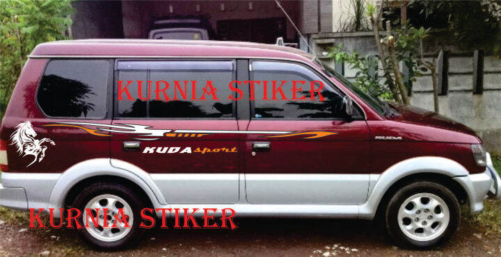 Stiker sticker mobil mitsubishi kuda sticker cutting bodi samping kuda ...