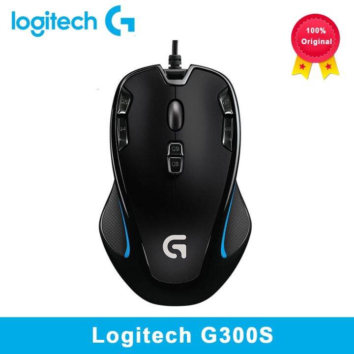 For Logitech G300S original mice Optical gaming mouse by logitech with 2500 DPI for PC mouse ...