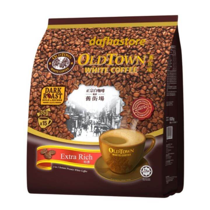 OldTown White Coffee Old Town Malaysia Extra Rich 3in1 kopi 15 sachet | Lazada Indonesia