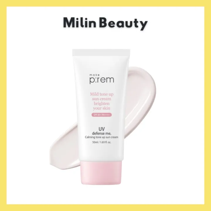 Make Prem UV Defense Me Calming Tone Up Sun Cream SPF 50 PA 20ml / 50ml ...