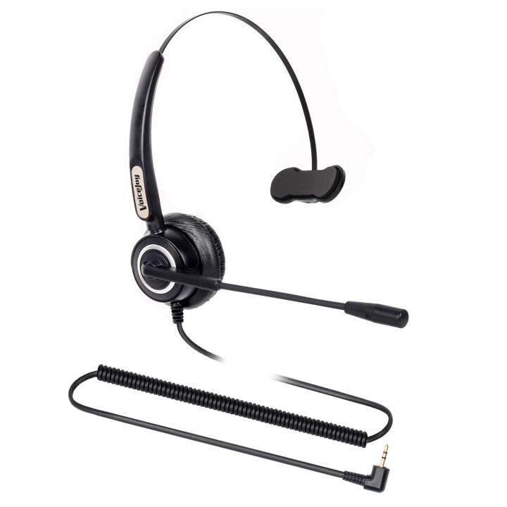 Office Headset with 2.5mm Plug Headset with Microphone for Cisco ...