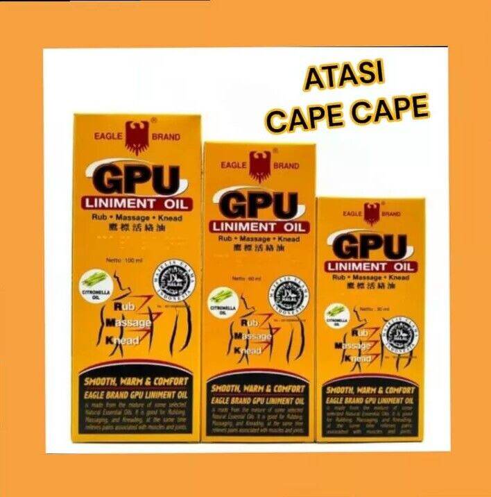 Minyak Urut Gpu Sereh -Minyak Gosok - Minyak Oles Gpu - Pereda Nyeri ...