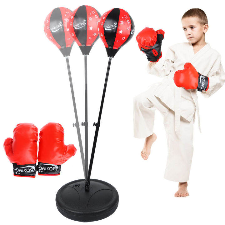 Boxing Bag Boxing Reflex Ball, With Stand, FreeStanding Speed Bag ...