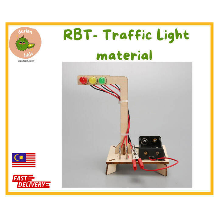 RBT Traffic Light/ DIY STEAM Electric Traffic Light Assembled Science ...
