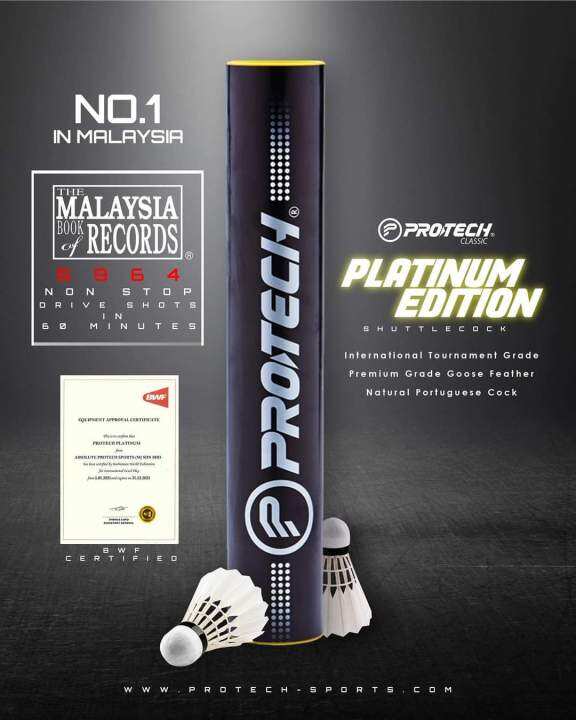 PROTECH PLATINUM EDITION SHUTTLECOCK | Lazada