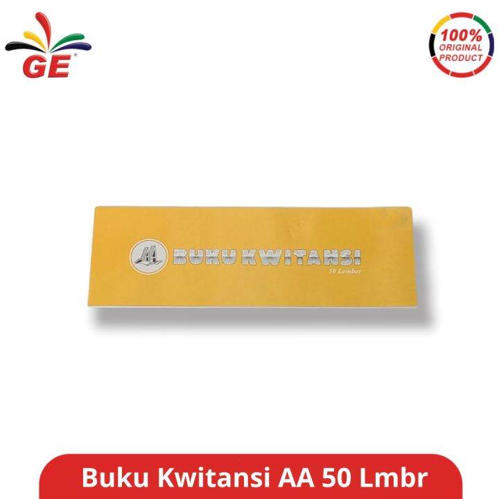 GE - Buku Kwitansi Besar AA 50 Lembar Kuning 75808 | Lazada Indonesia