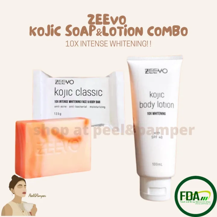 Zeevo Kojic Soap & Lotion Combo | Lazada PH