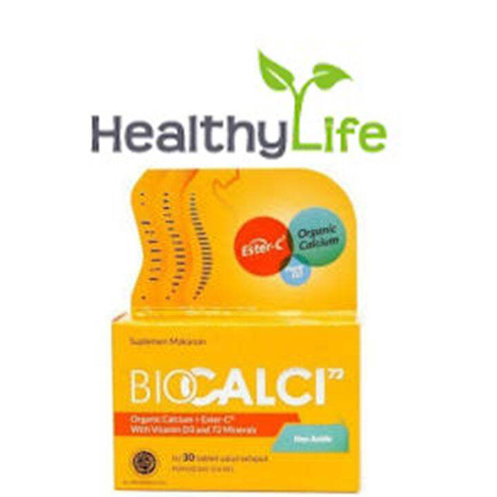 BIO CALCI 72 BIOCALCI 72 isi 30 tablet ORIGINAL | Lazada Indonesia